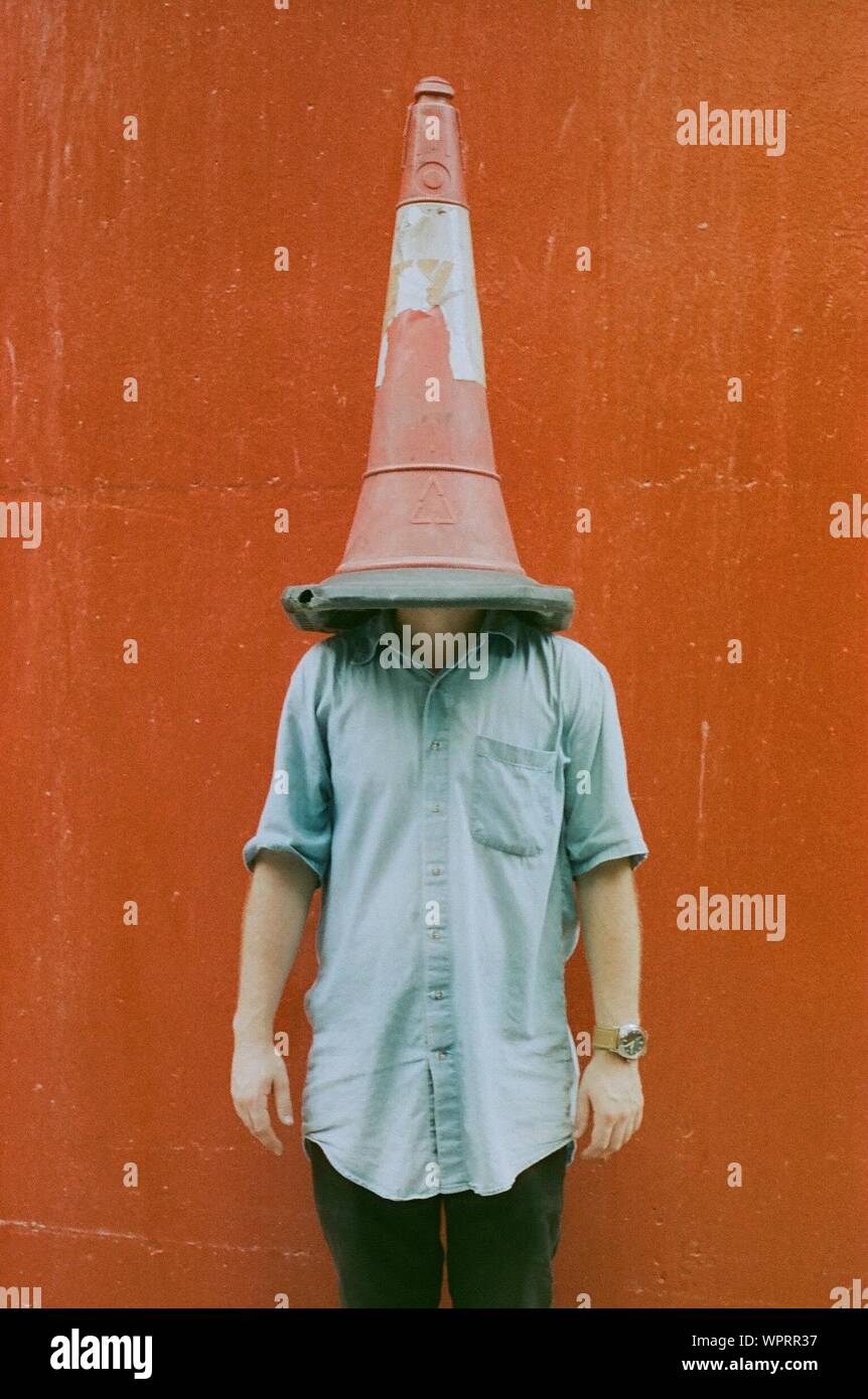 Traffic Cone And Man High Resolution Stock Photography and Images - Alamy
