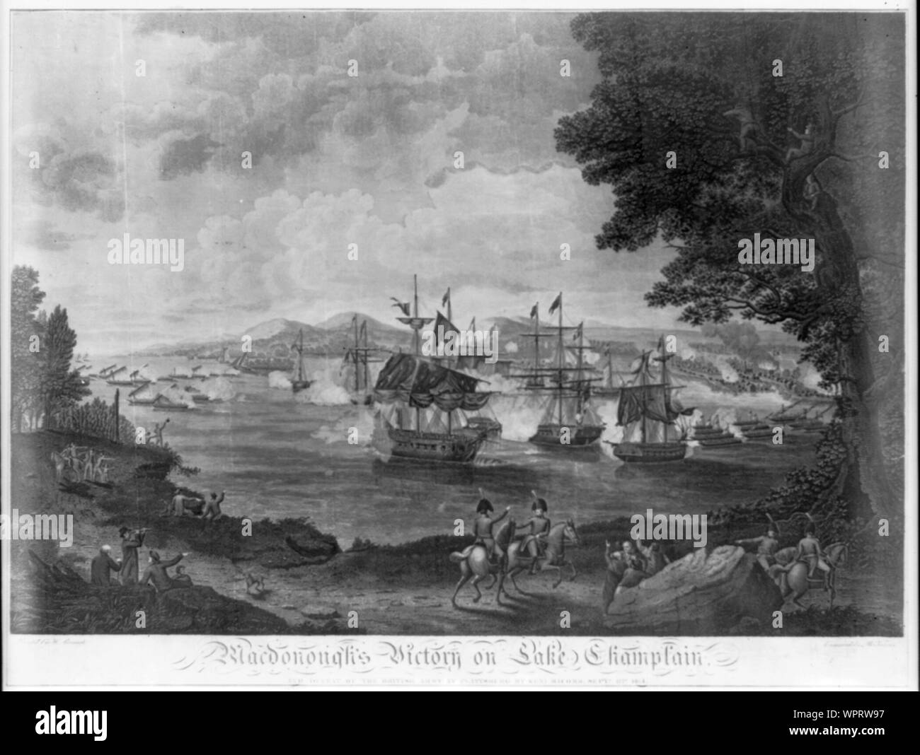 Champlain battle 1814 hi-res stock photography and images - Alamy