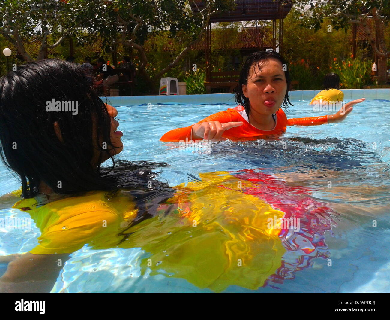 Friends Swimming Pool High Resolution Stock Photography and Images - Alamy