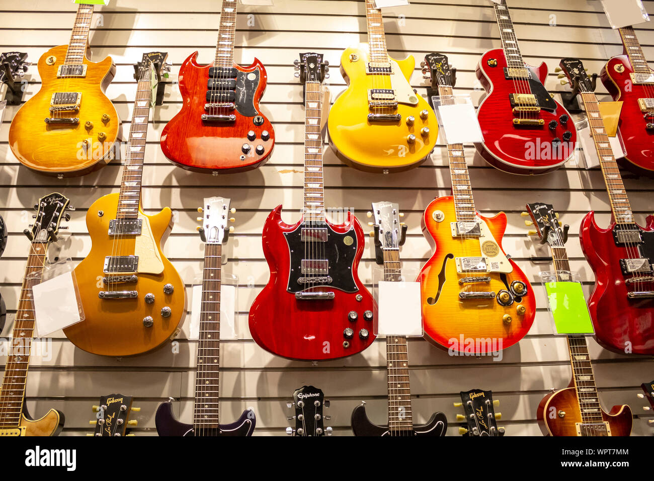 Los Angeles, California, United States - 02-22-2019: A view of a wall ...