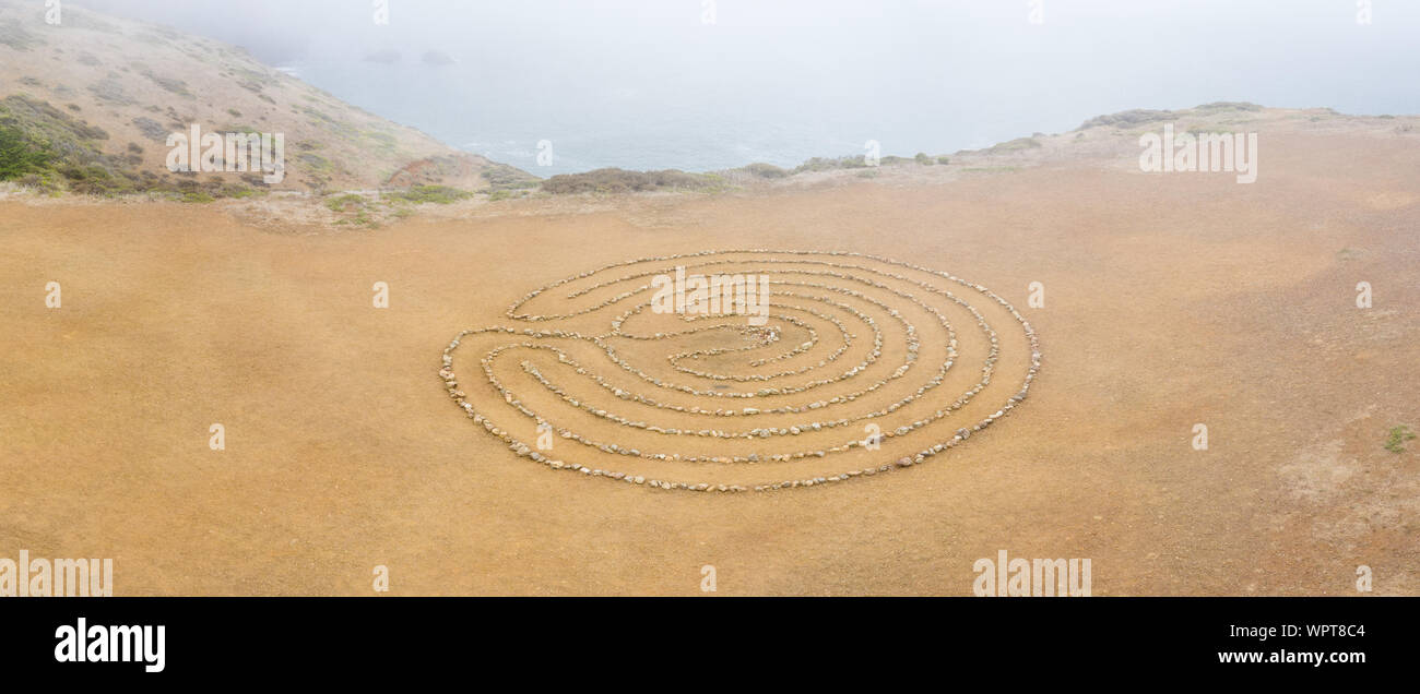Labyrinth aerial view hi-res stock photography and images - Alamy