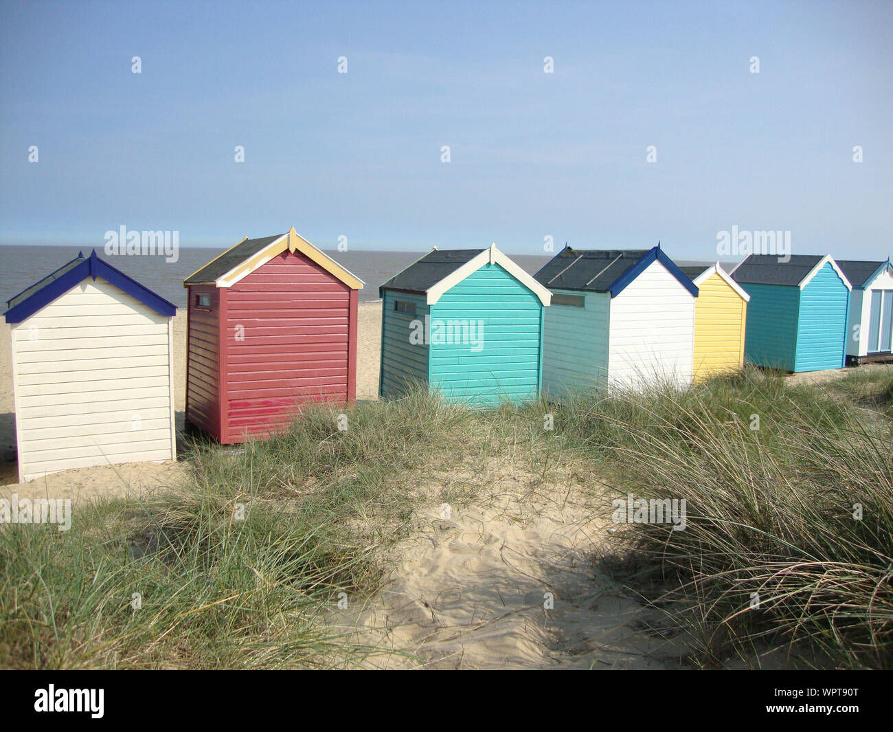 Colorful houses by the sea hi-res stock photography and images - Alamy