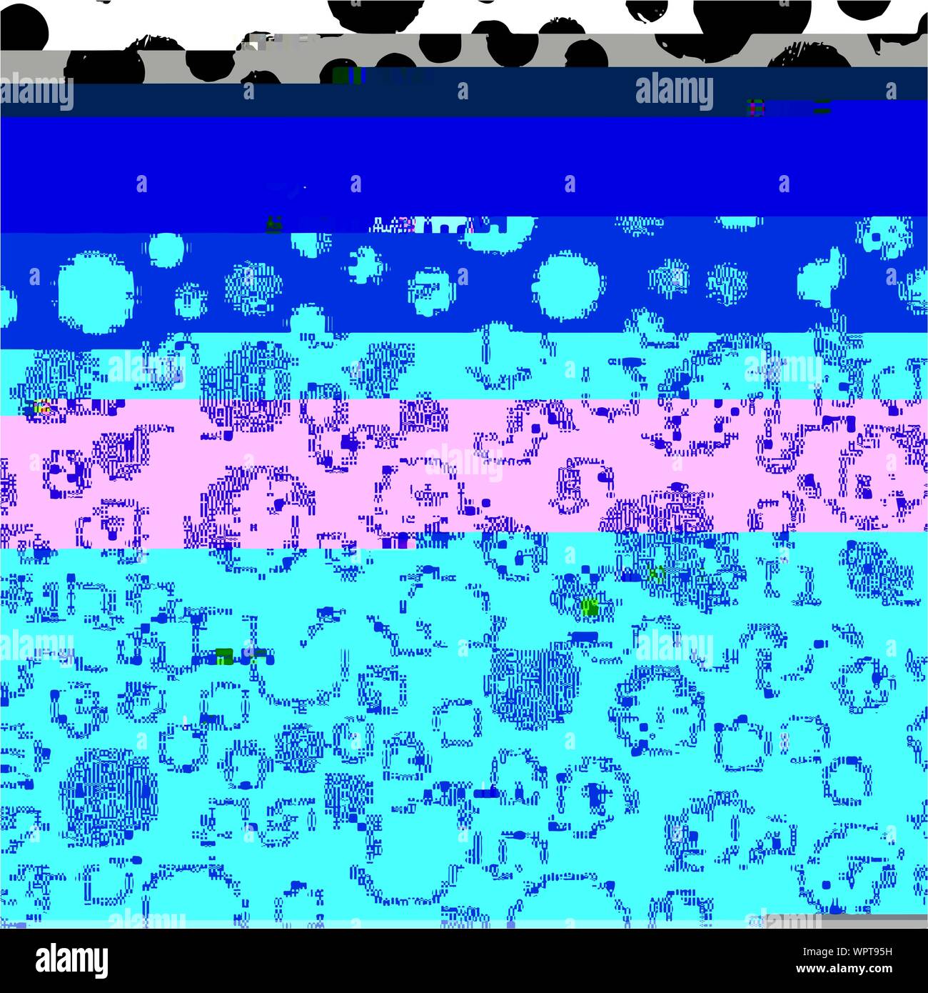 Static noise background error code Stock Vector Images - Alamy