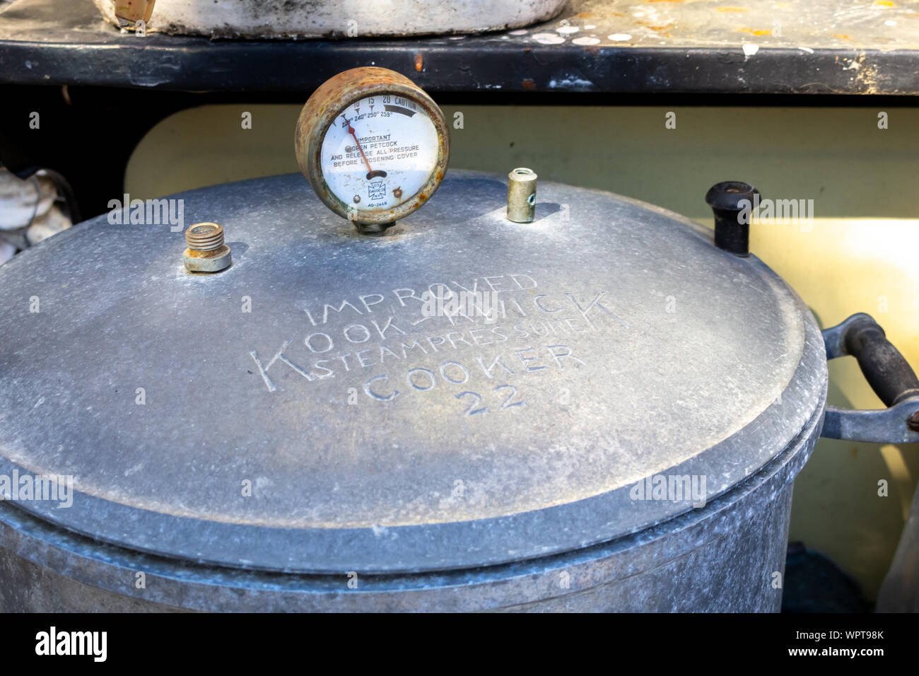 Riverside, California, United States - 02-22-2019: A view of an old ...