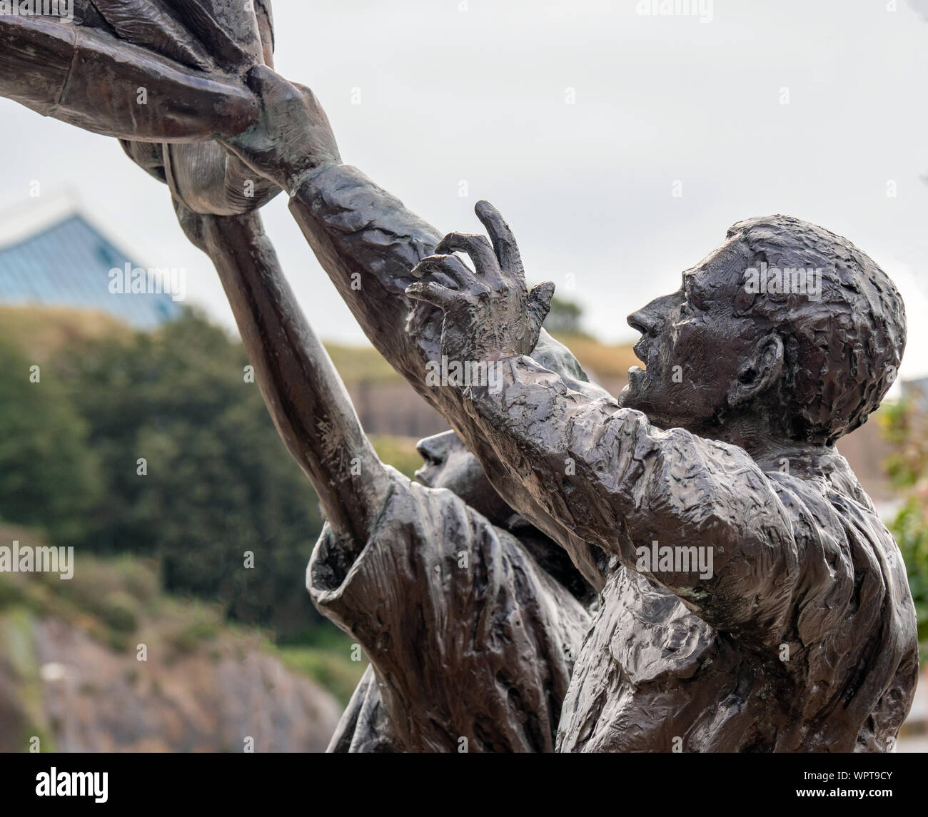 The Liberation Sculpture, Liberation Square, St Helier, Jersey, Channel ...