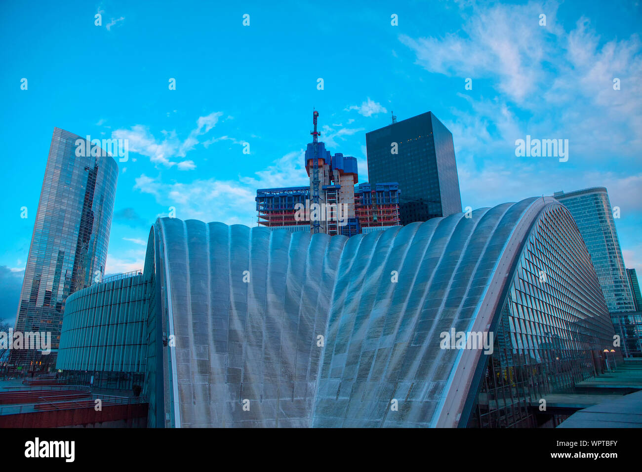modern new buildings in Paris Stock Photo - Alamy