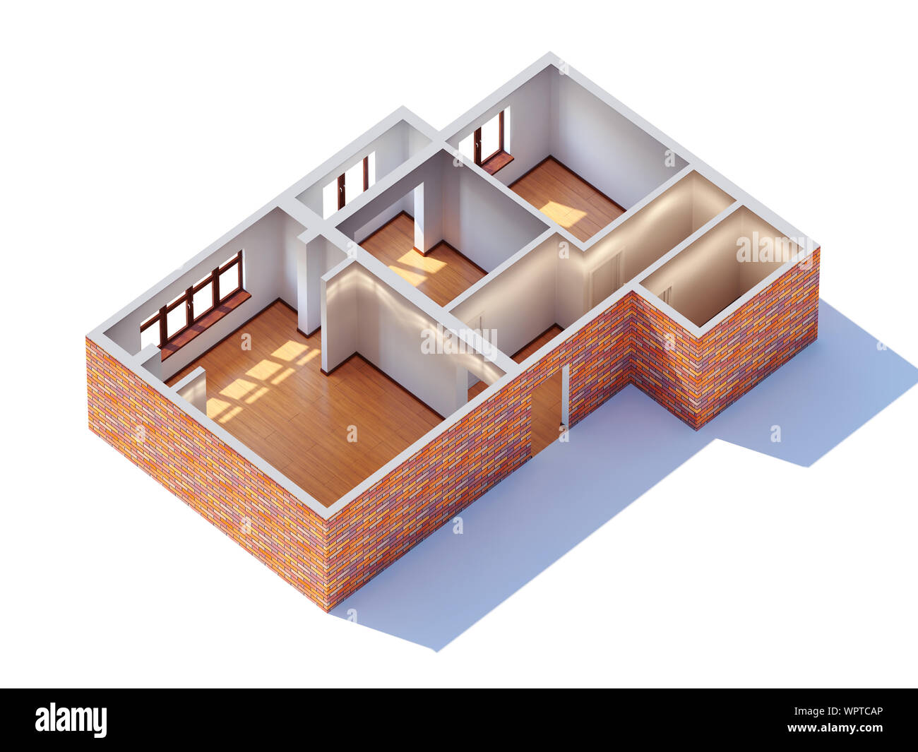 Empty room building site Cut Out Stock Images & Pictures - Alamy