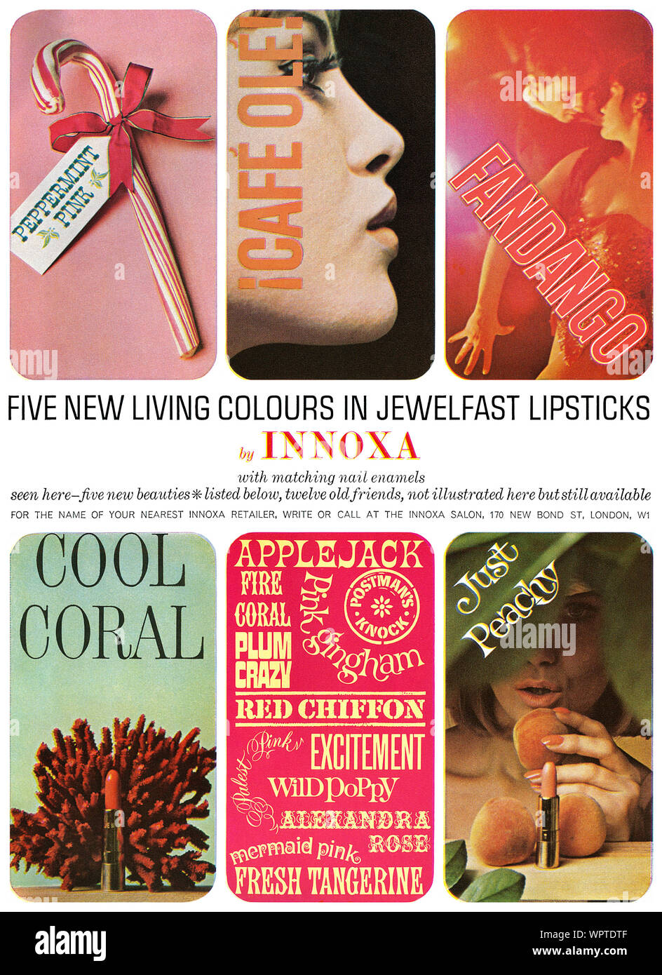 1960s beauty advert hi-res stock photography and images - Alamy