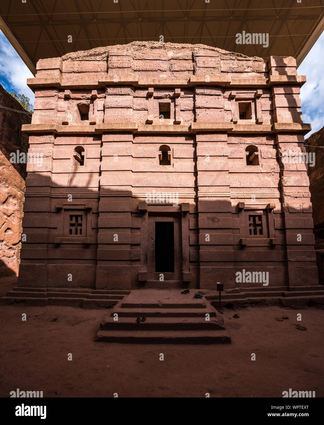 Bete Amanuel, monolitic church in Lalibela, Ethiopia Stock Photo - Alamy