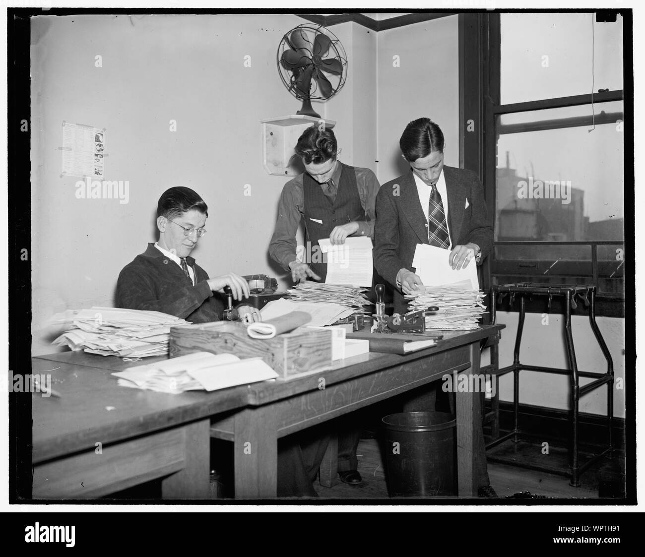 Mail room at S.E.C Stock Photo - Alamy