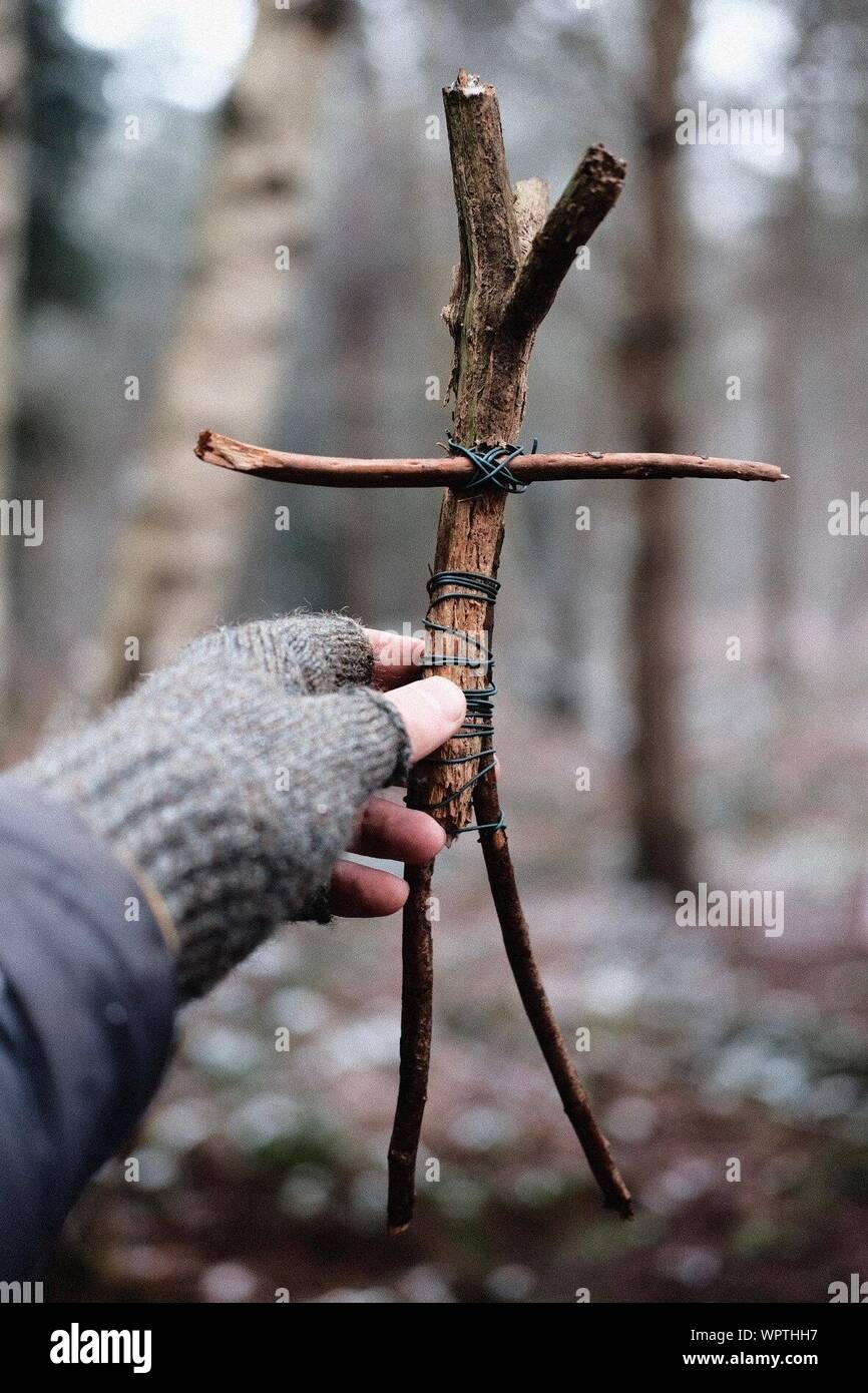 Holding wooden stick hi-res stock photography and images - Alamy Holding wooden stick hi-res stock photography and images - Alamy