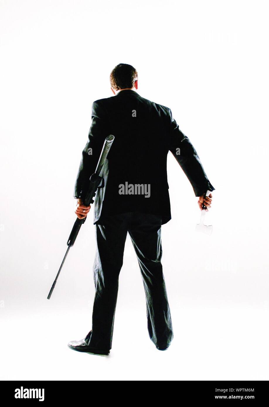 Rear shot suit Cut Out Stock Images & Pictures - Alamy