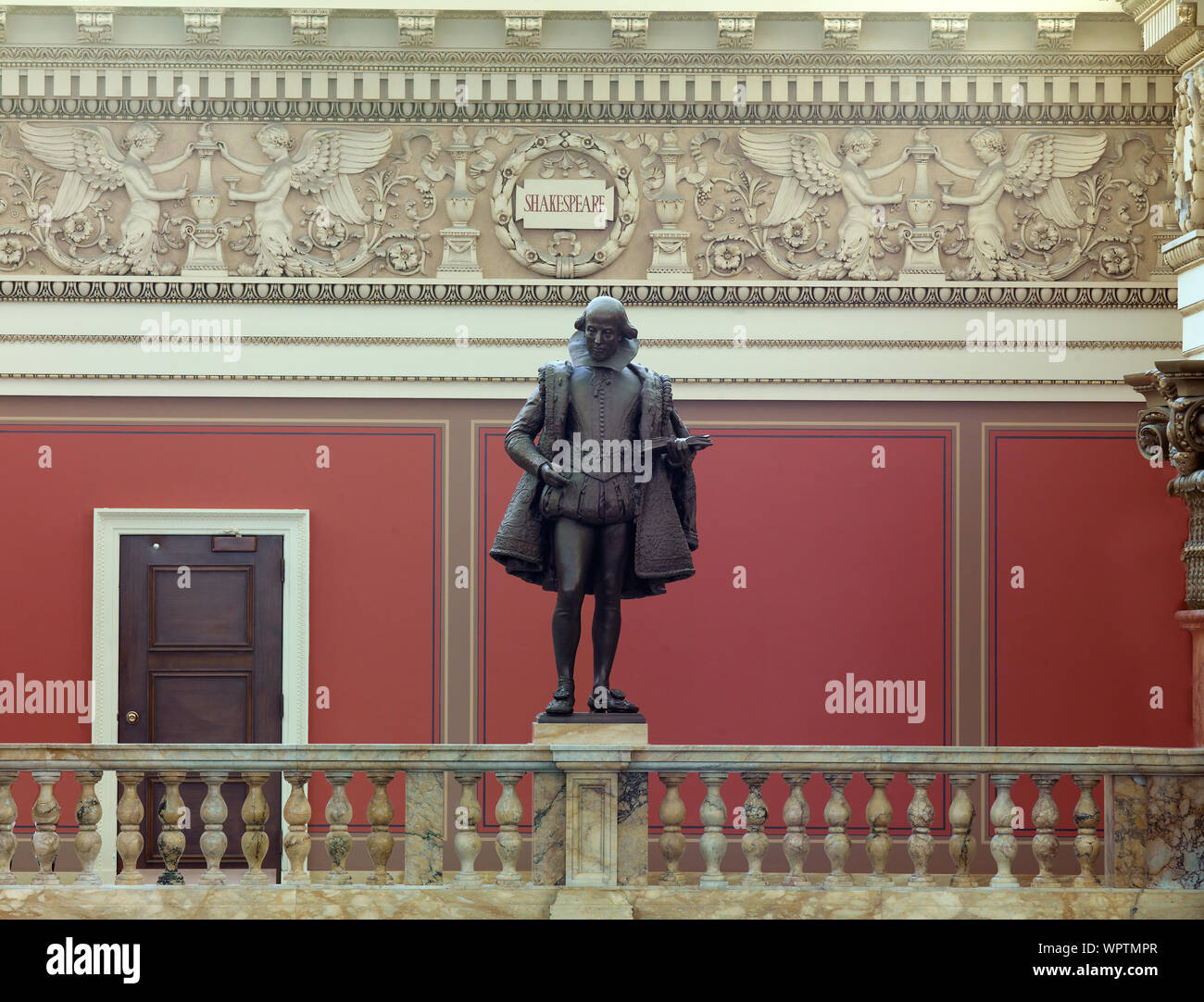 Library Of Congress Reading Room Statues