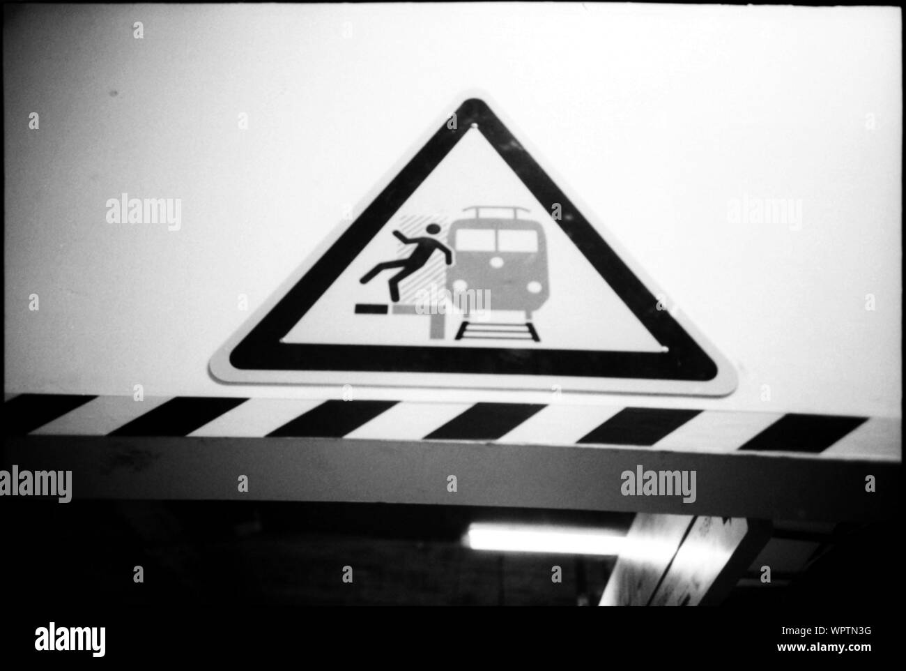 Warning triangle train hi-res stock photography and images - Alamy