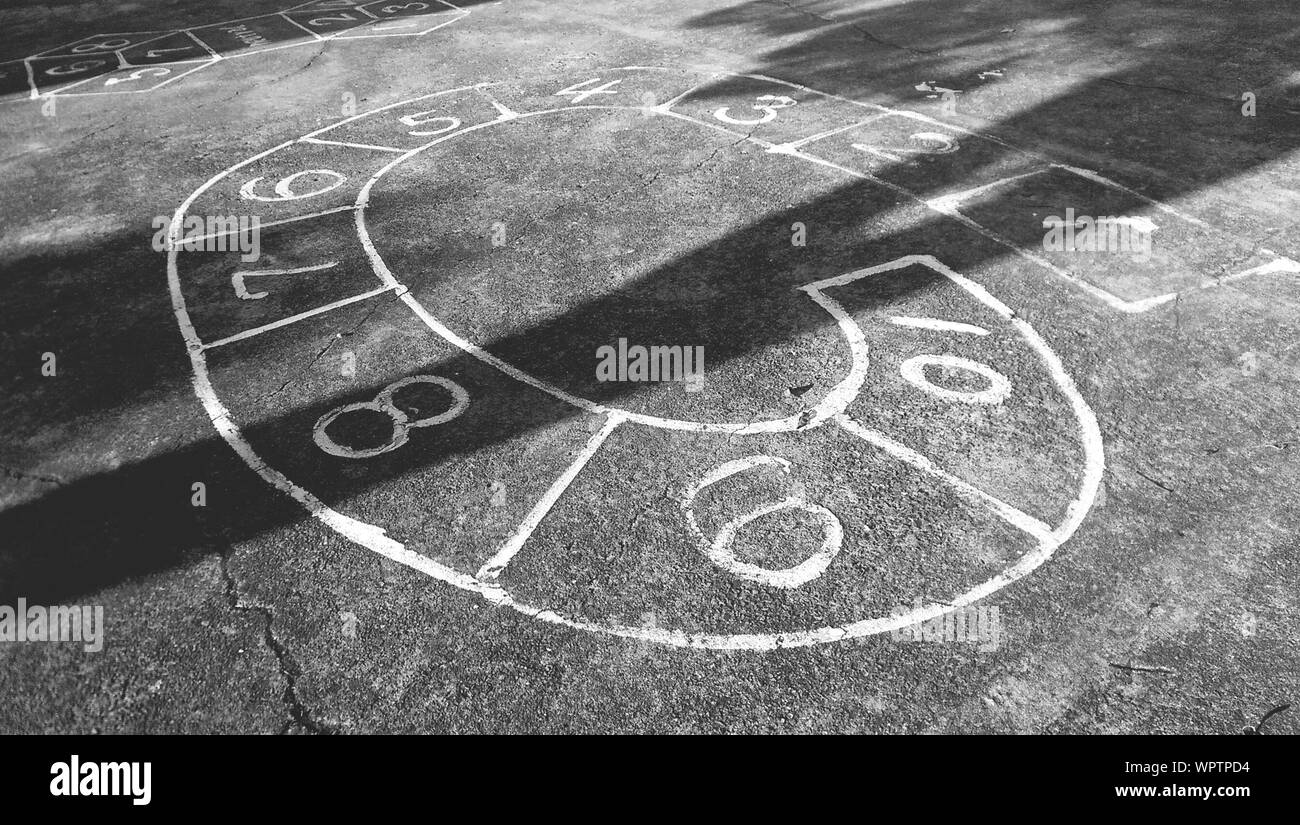 Hopscotch Game High Resolution Stock Photography and Images - Alamy
