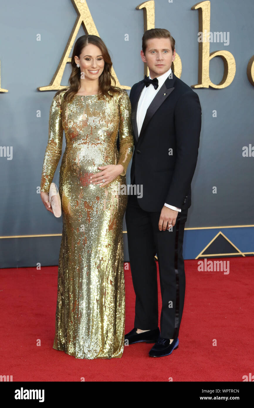 Allen Leech and Jessica Blair Herman, Downton Abbey - World Premiere ...