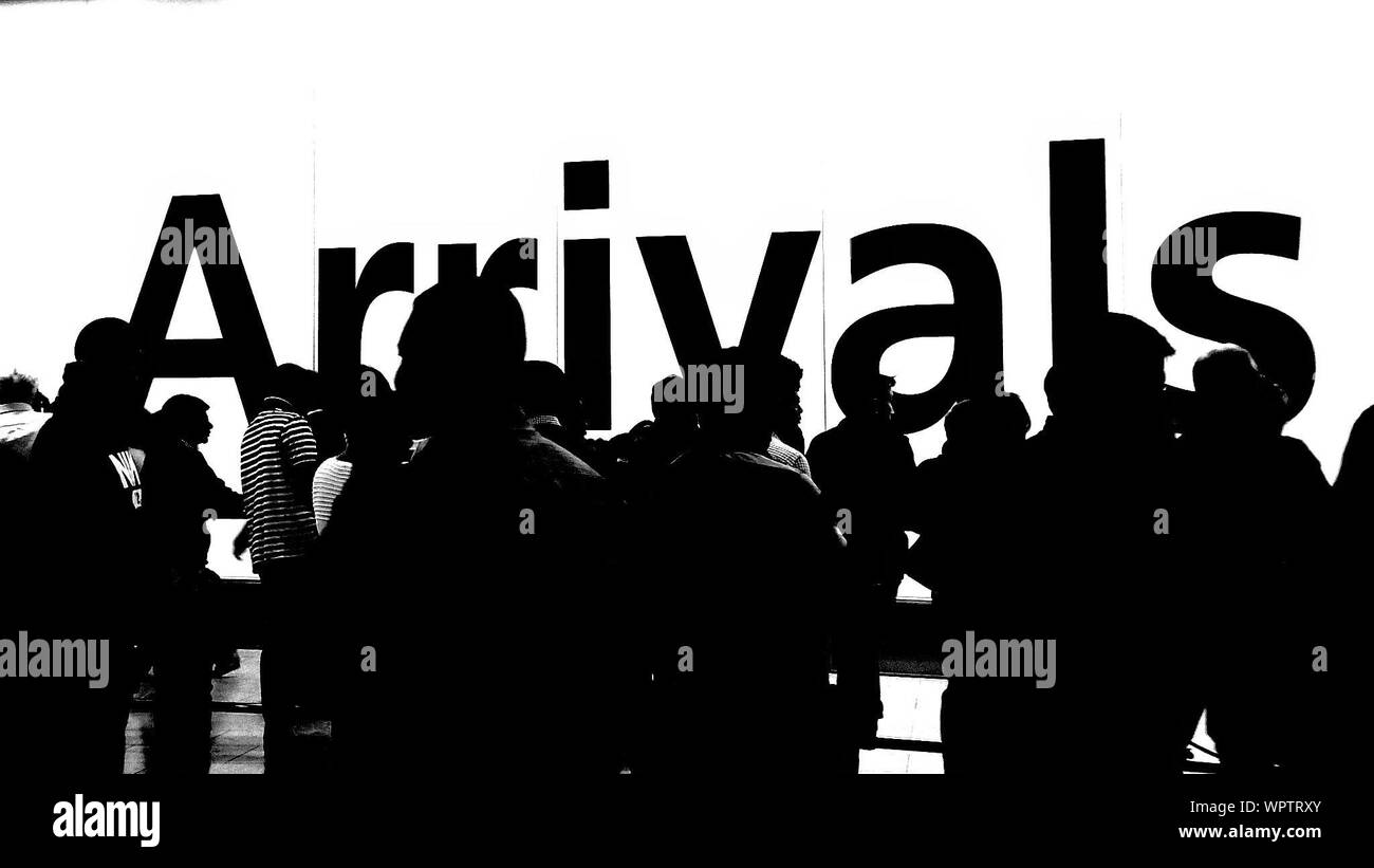 Airport person arrival hi-res stock photography and images - Alamy