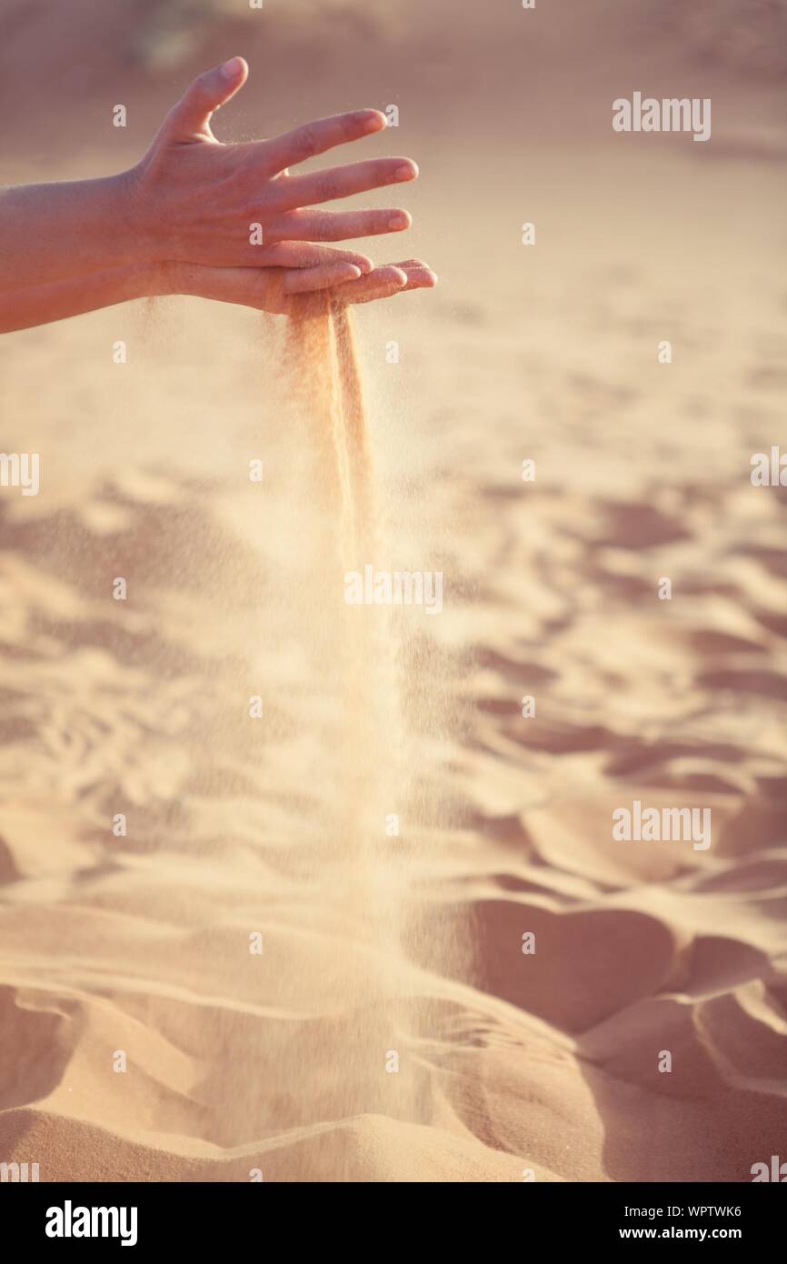 Hands desert hi-res stock photography and images - Alamy