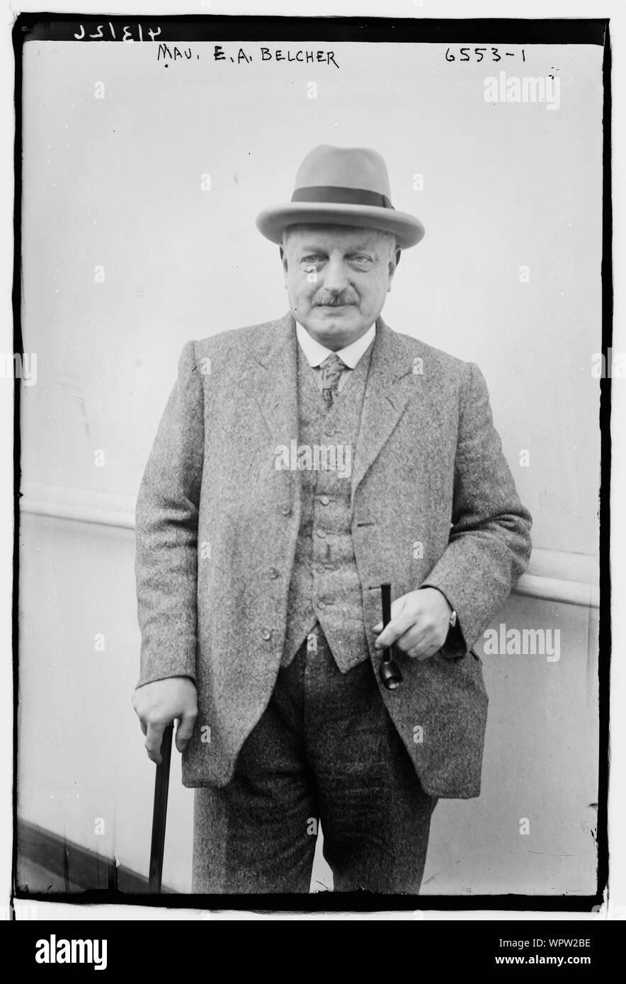 Maj. E.A. Belcher Stock Photo - Alamy