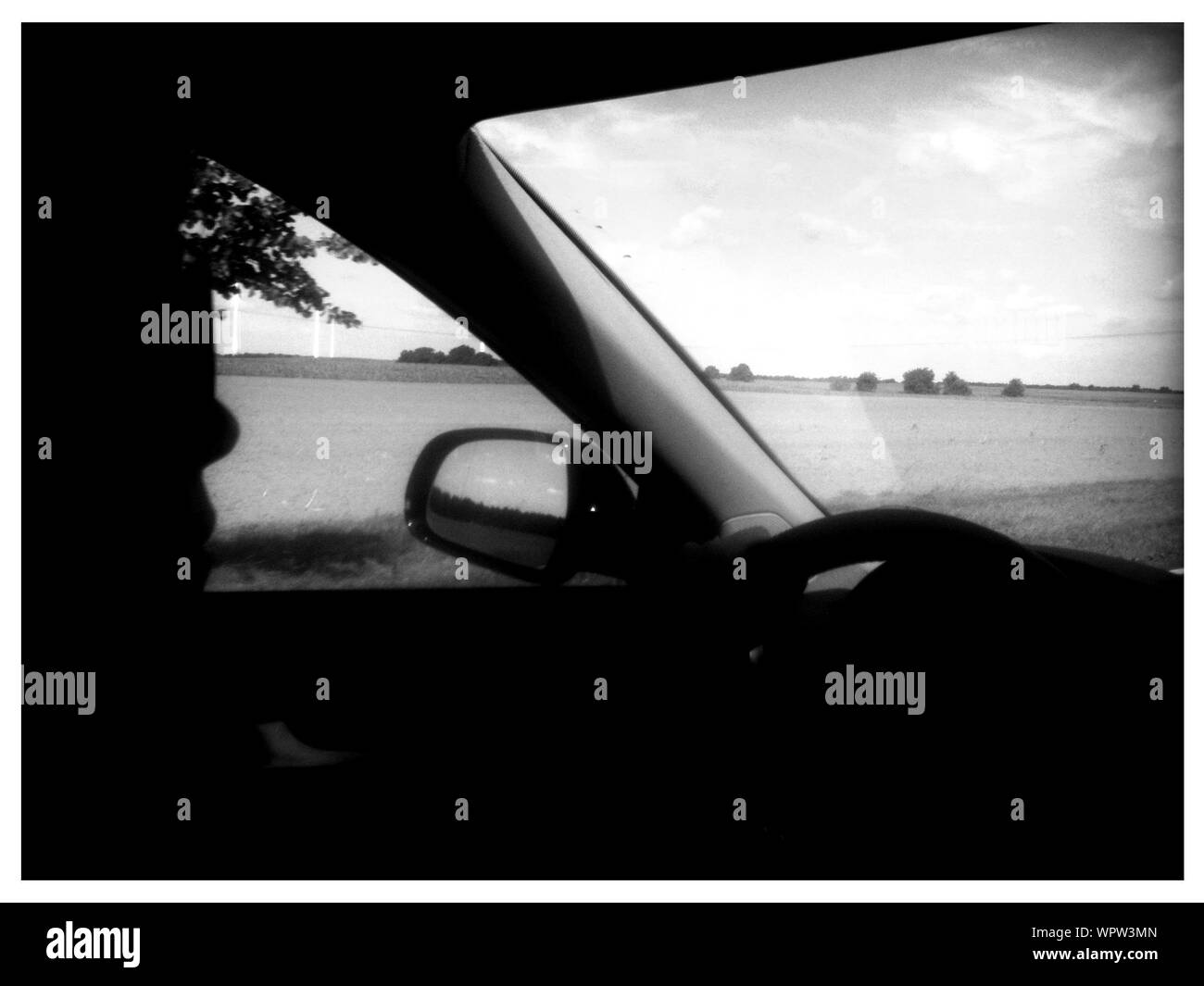 Driving the car Cut Out Stock Images & Pictures - Alamy