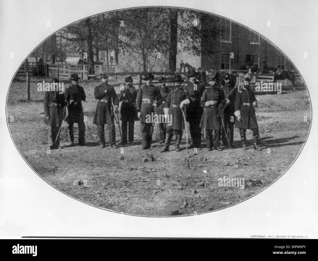 Maj. Gen. John Alexander Logan and staff in Vicksburg, July 1863 Stock ...