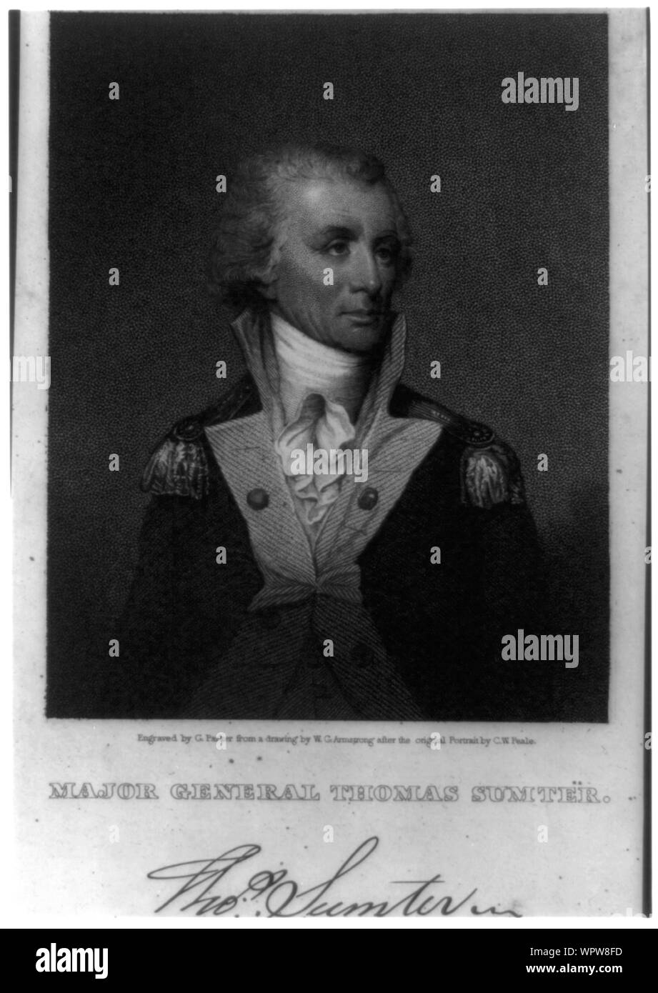 Maj. Gen. Thomas Sumter Stock Photo - Alamy