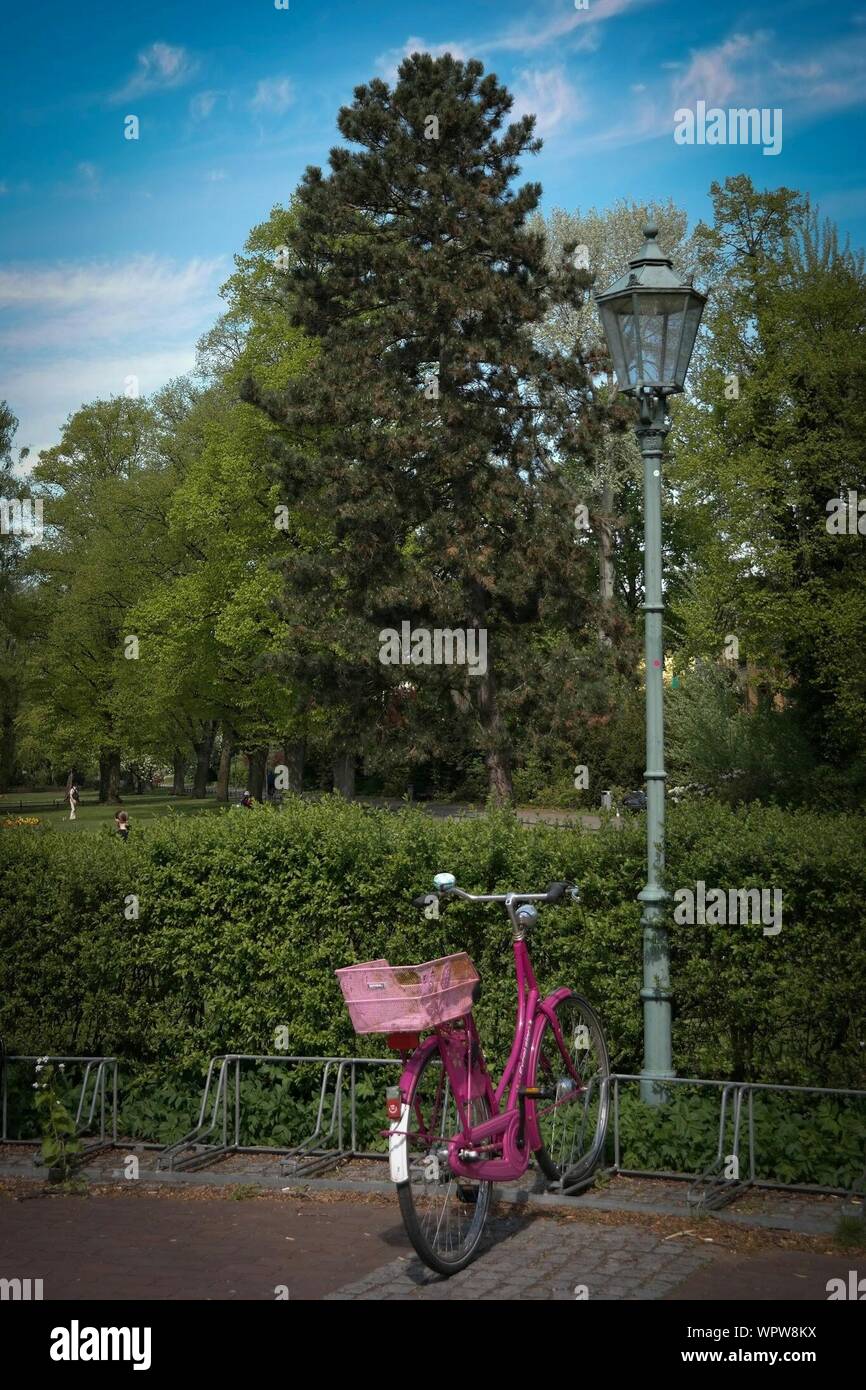 Pink street light hi-res stock photography and images - Alamy