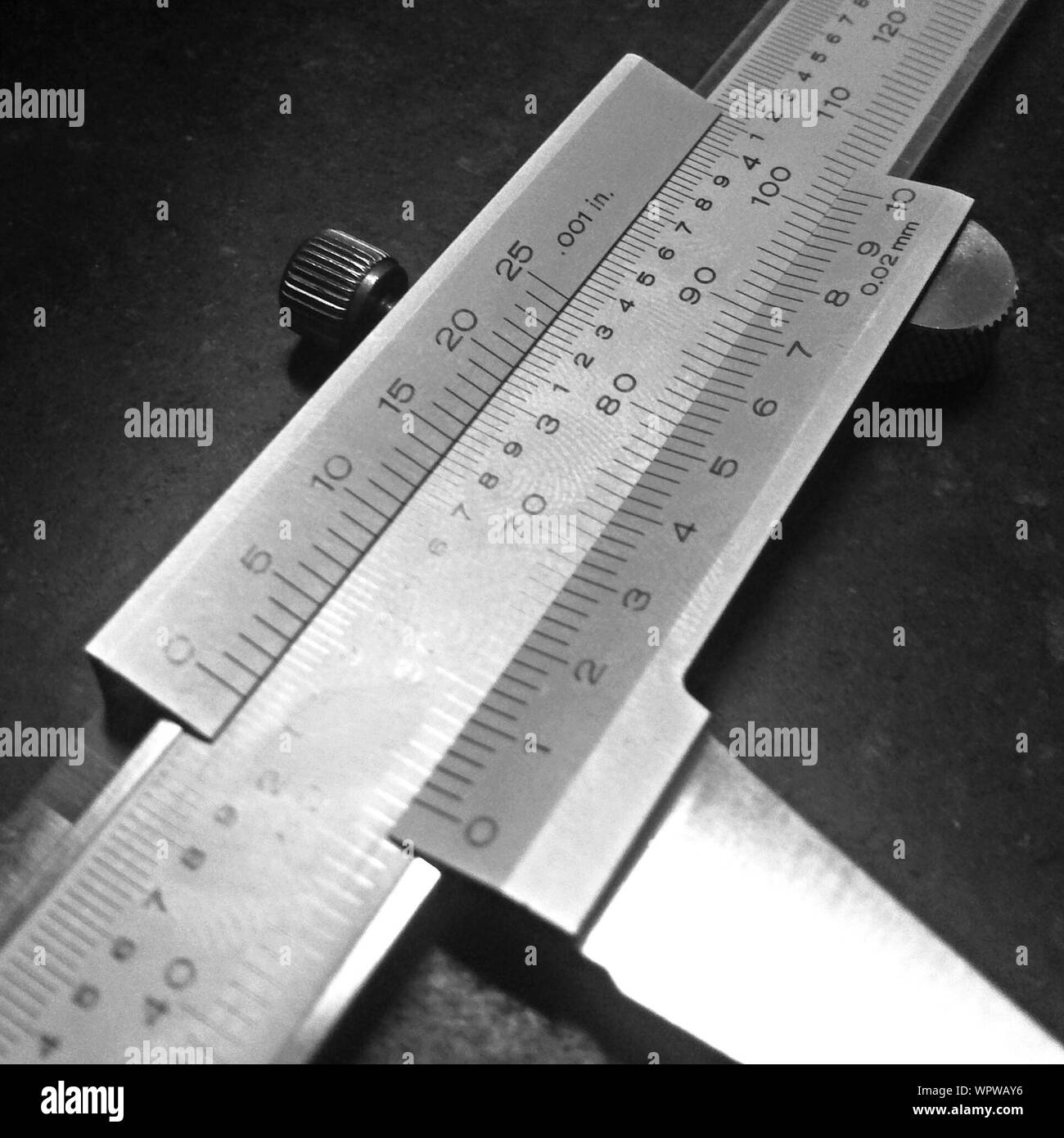 Close up metal ruler hi-res stock photography and images - Alamy