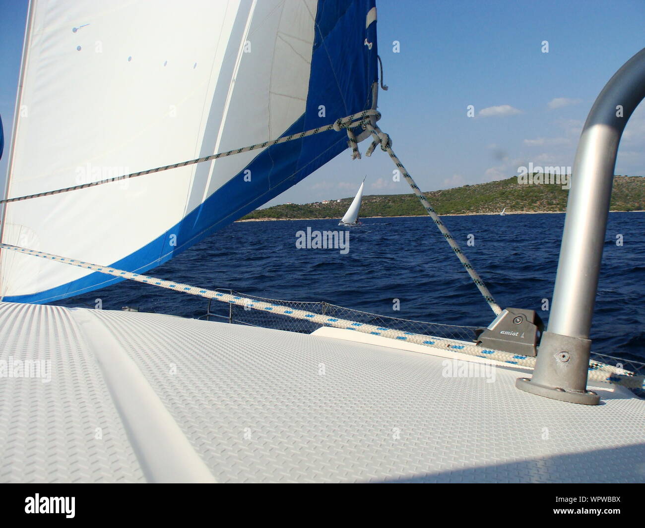 Shadow sailing hi-res stock photography and images - Alamy