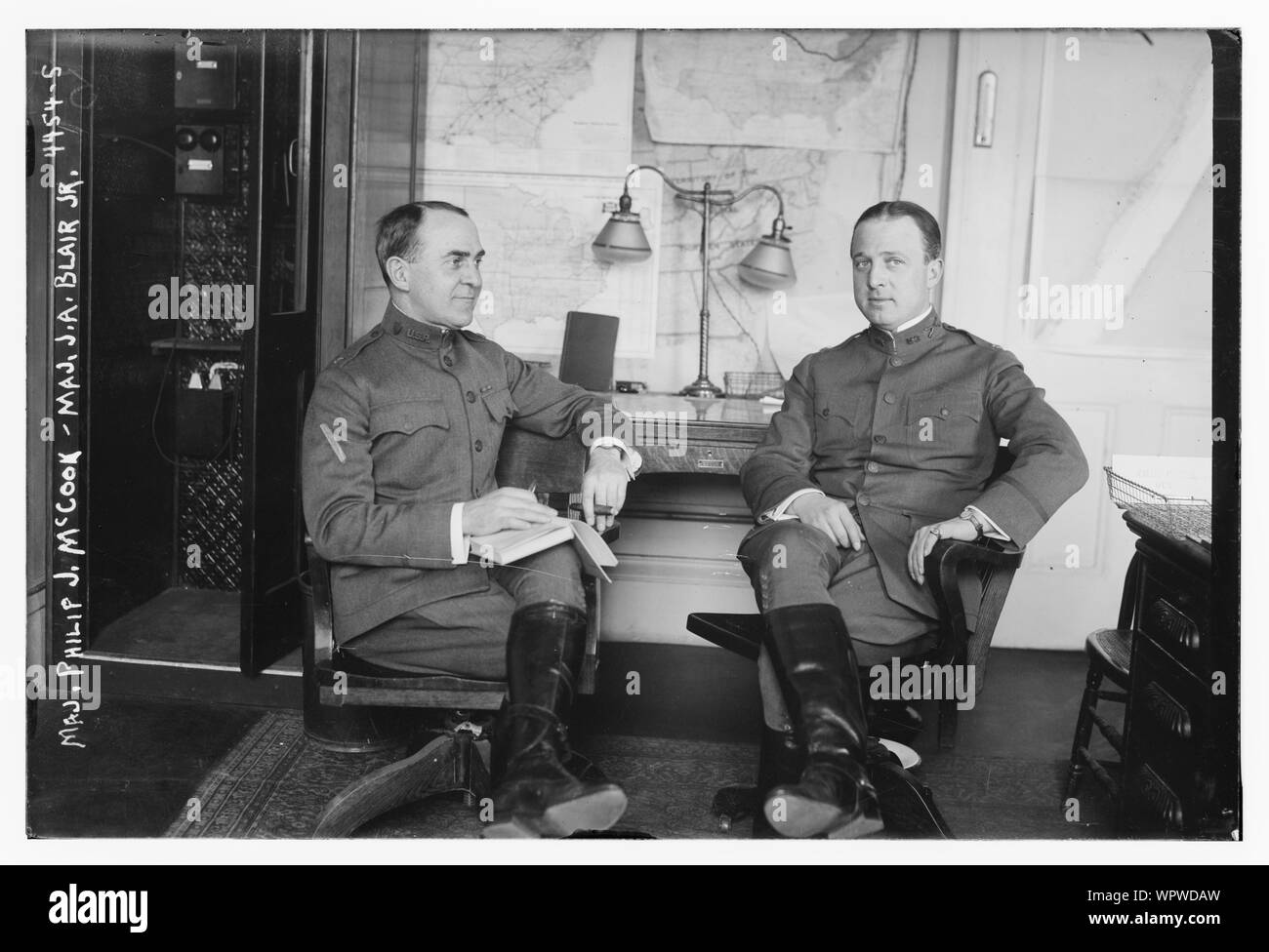 Maj. Philip J. McCook -- Maj. J.A. Blair Jr Stock Photo - Alamy