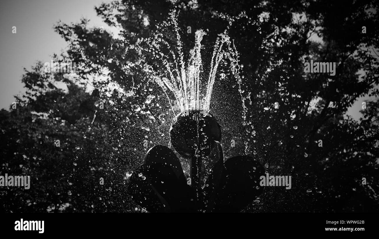 Water Spraying From Fountain High Resolution Stock Photography and ...