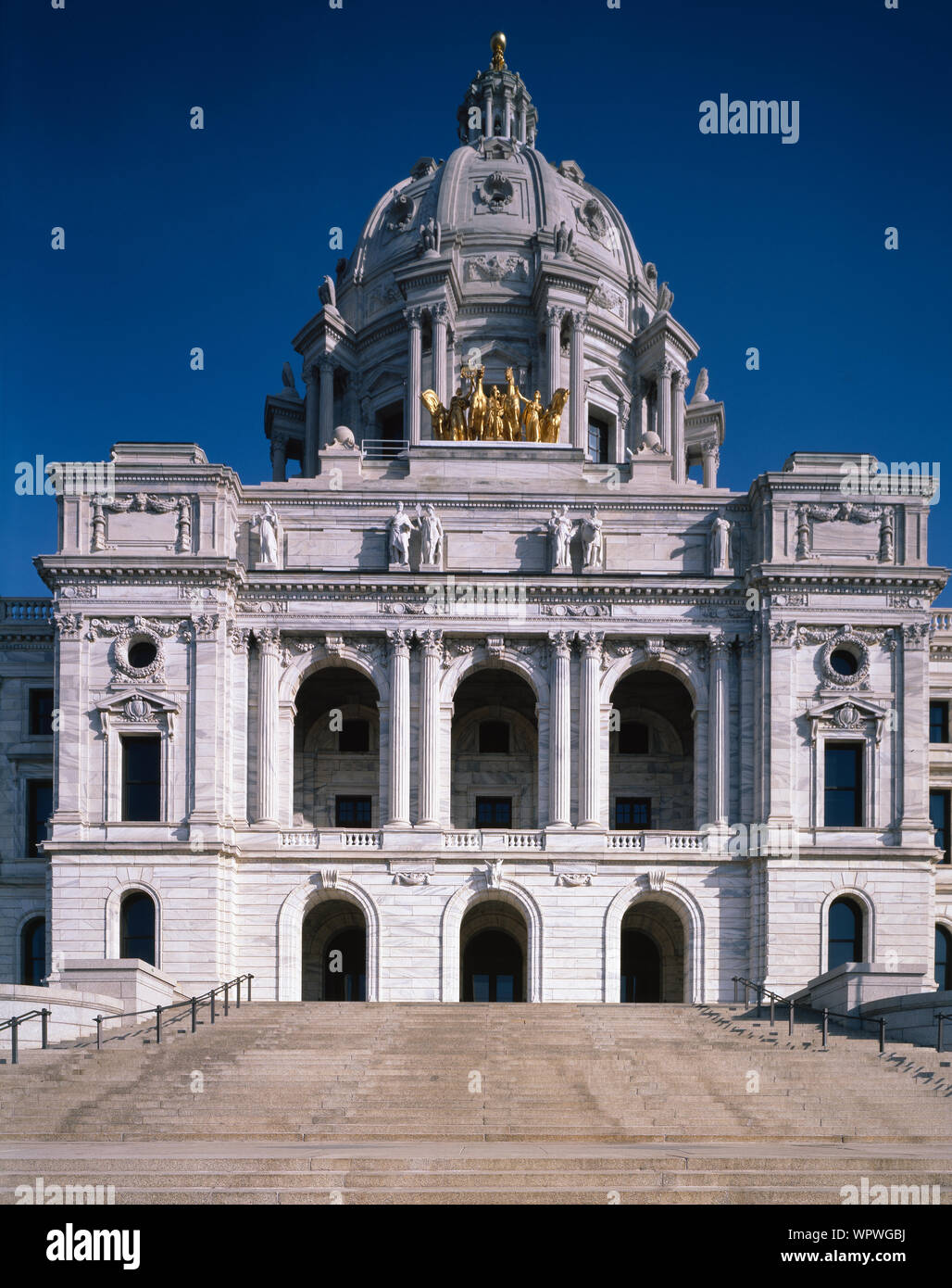 Majestic Capitol by architect Cass Gilbert, St. Paul, Minnesota Stock ...
