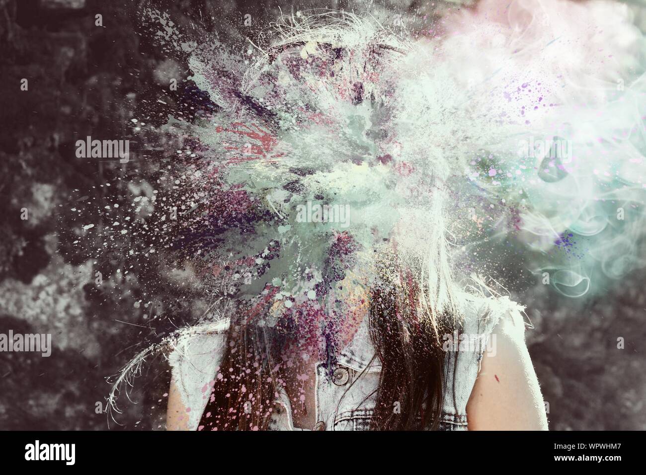 Woman face water hi-res stock photography and images - Alamy