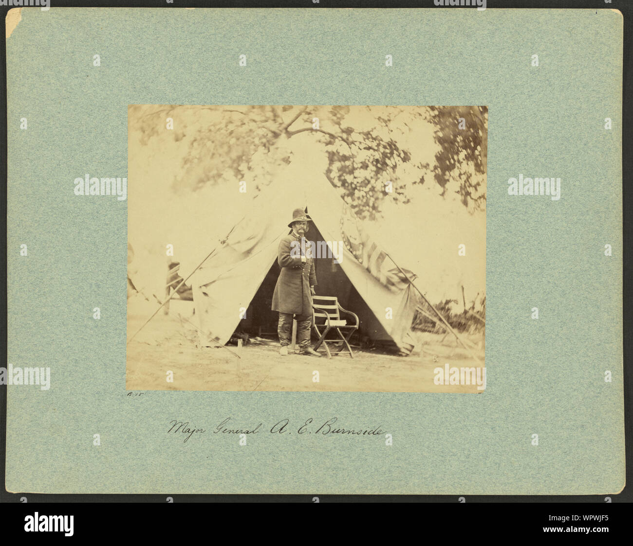 Major General A. E. Burnside Stock Photo - Alamy