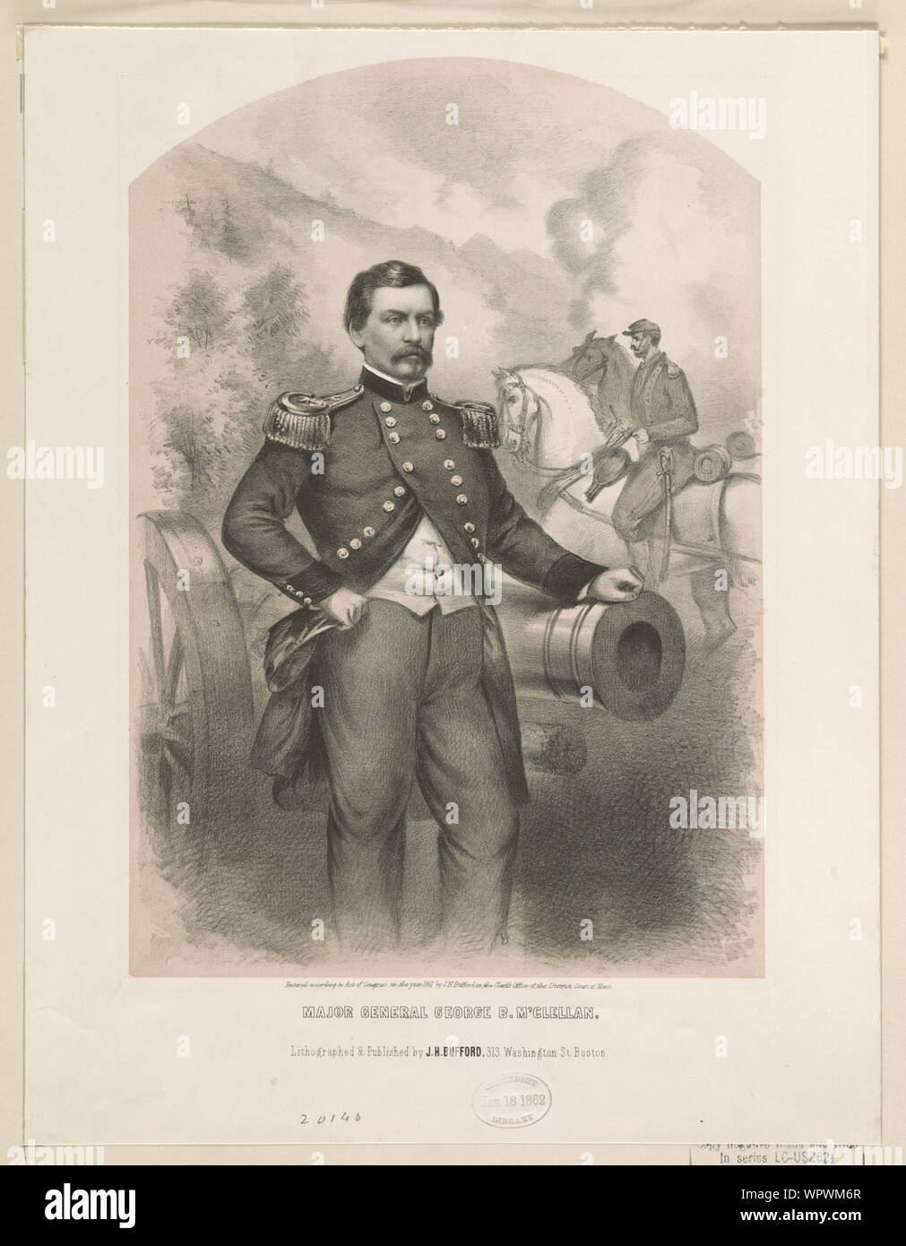 Major General George B. McClellan Stock Photo - Alamy