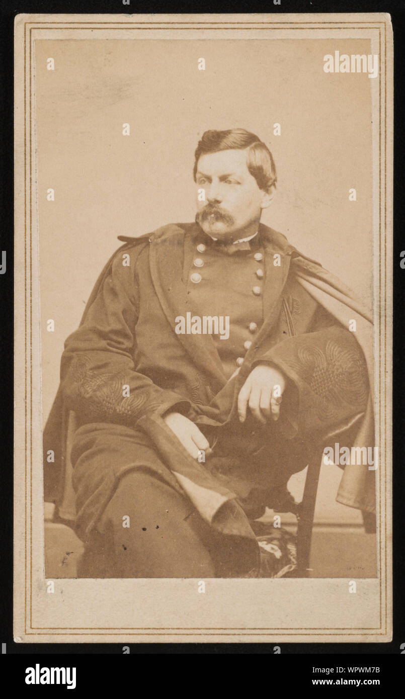 Major General George B. McClellan in uniform] / Cartes de visite by ...