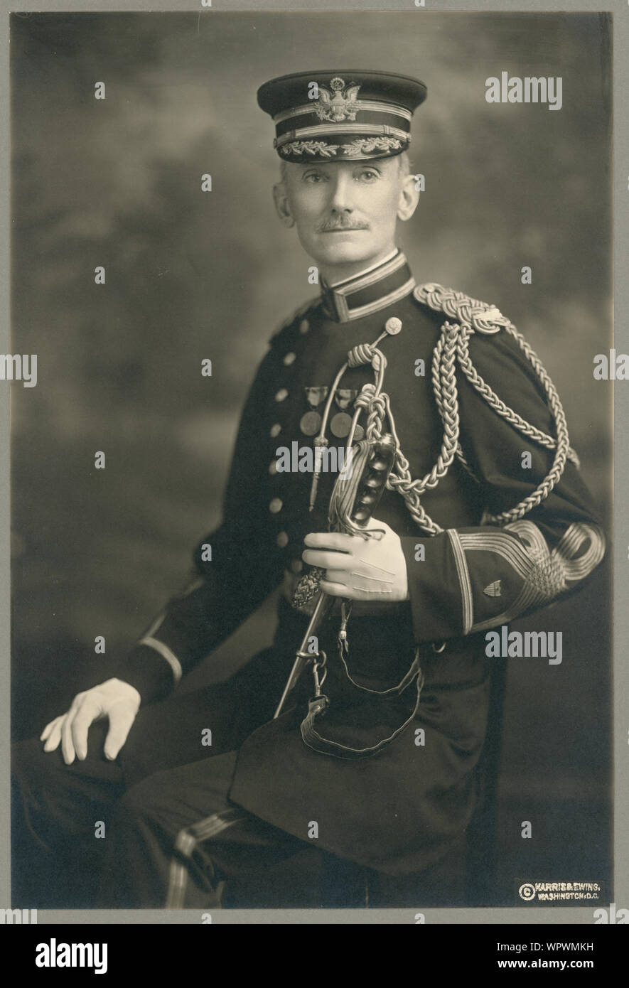 Major General Henry Pinckney McCain, U.S. Army, in uniform Stock Photo ...