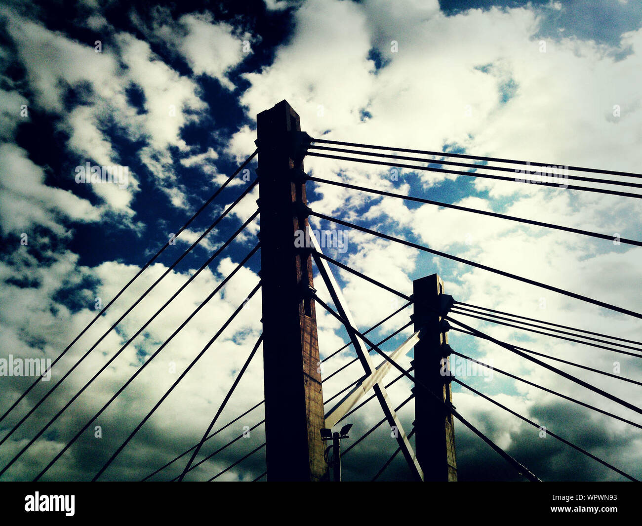 Wire Rope Suspension Bridge High Resolution Stock Photography and ...