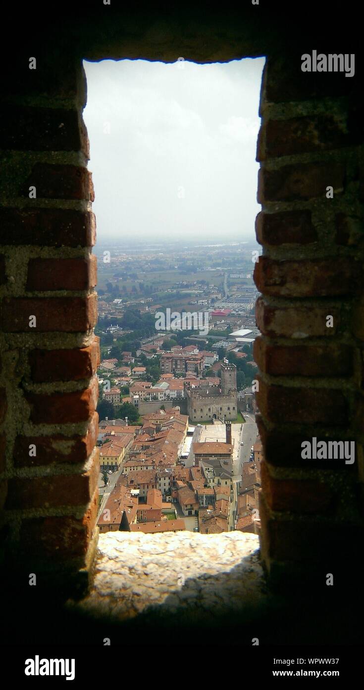 City Seen Through Window Frame High Resolution Stock Photography and ...