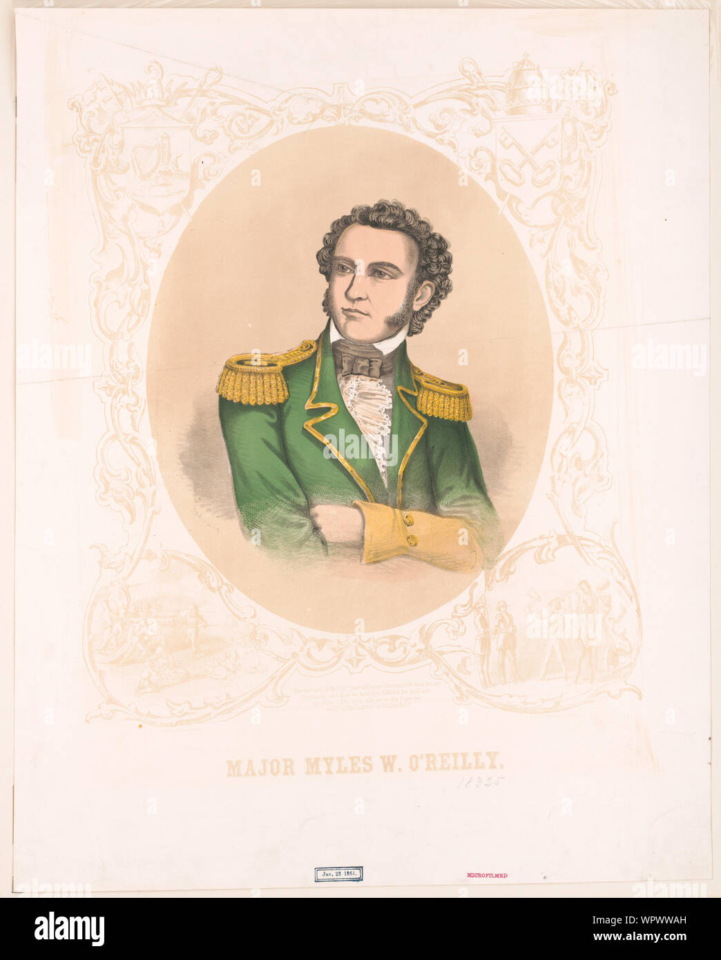 Major Miles W. O'Reilly Stock Photo - Alamy