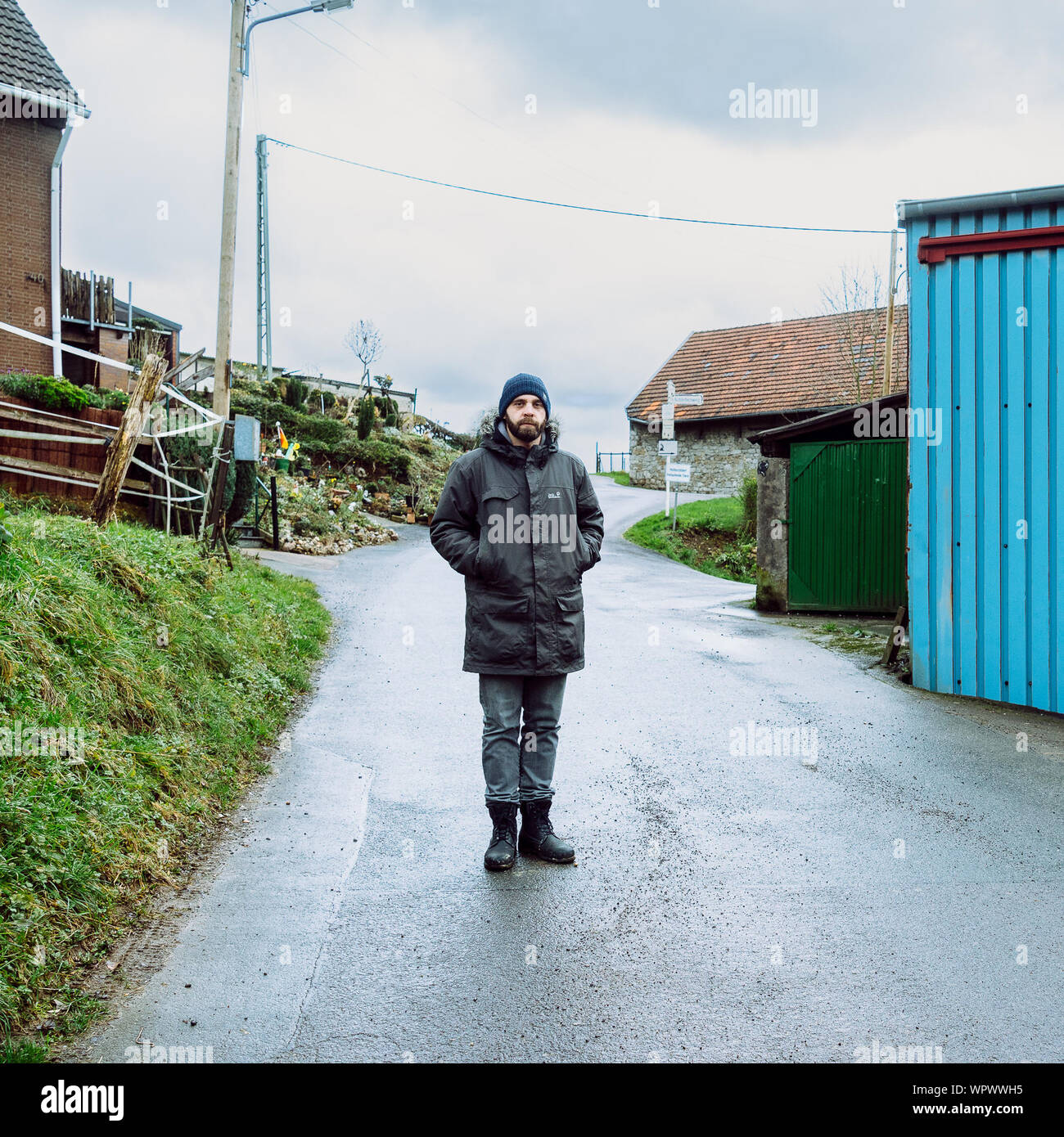 Portrait of man standing in village hi-res stock photography and images ...