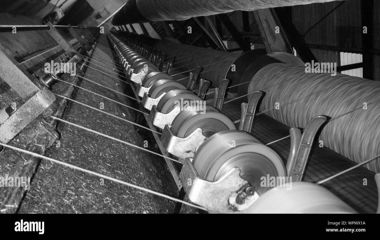 Machine In Factory Stock Photo - Alamy