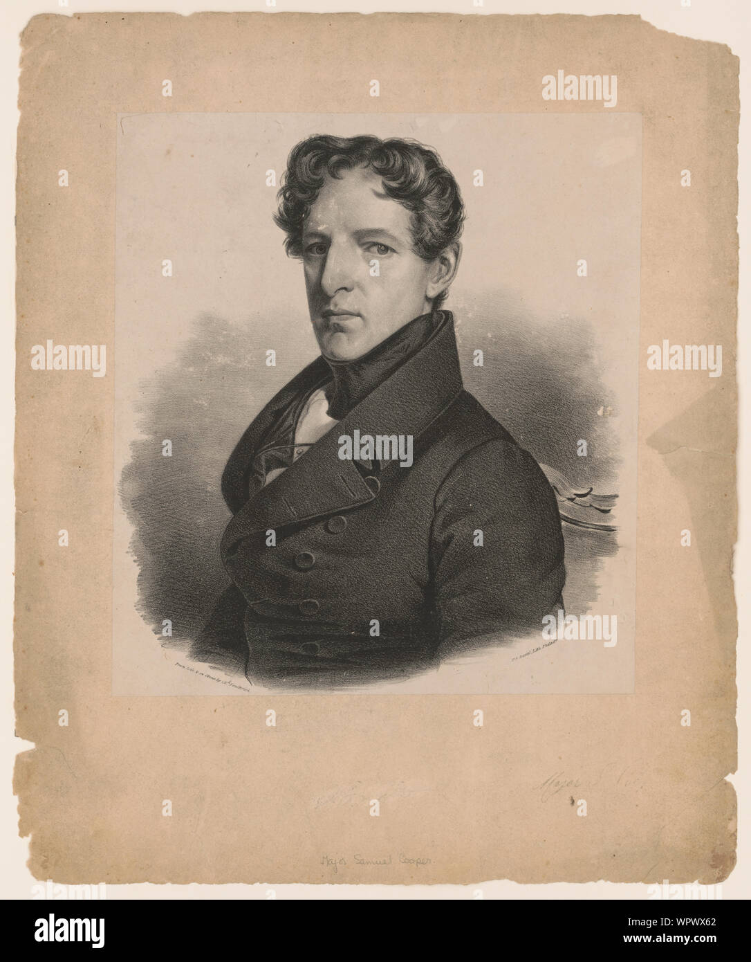 Major Samuel Cooper Stock Photo - Alamy