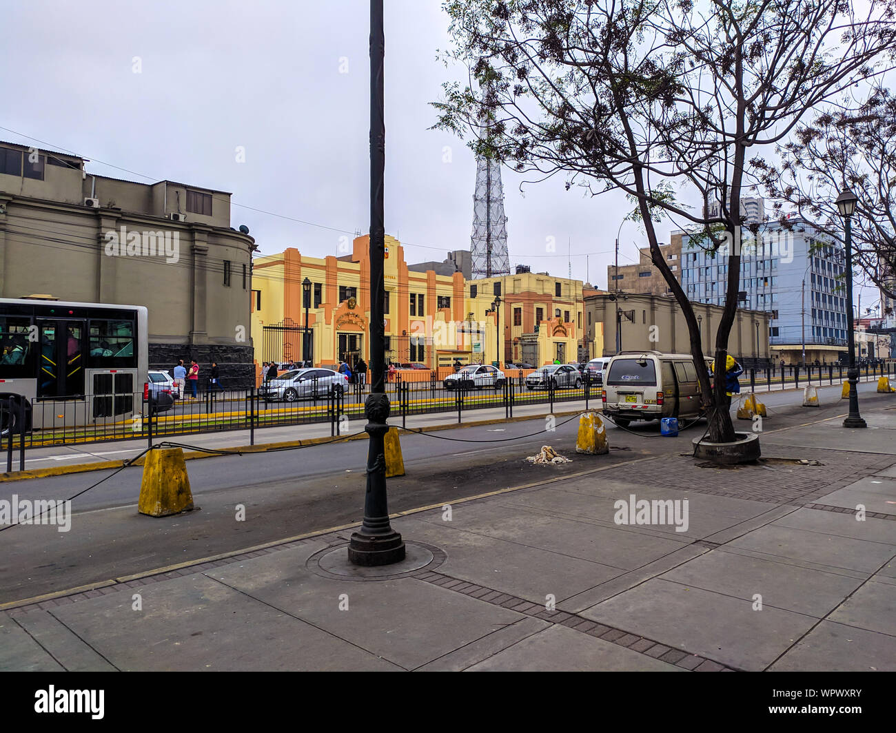 PNP Policia Nacional del Peru Headquarters in the old center of Lima ...