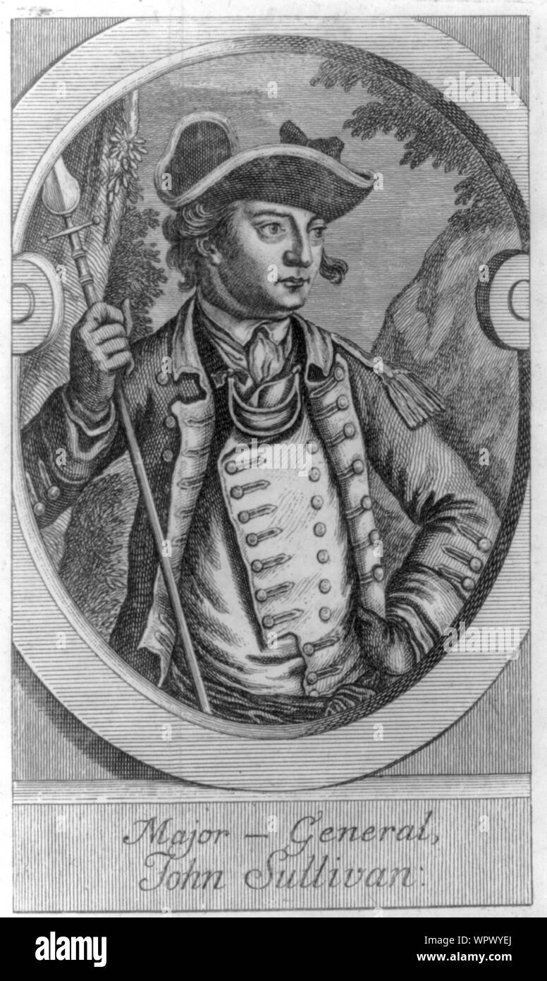 Major general John Sullivan Stock Photo - Alamy