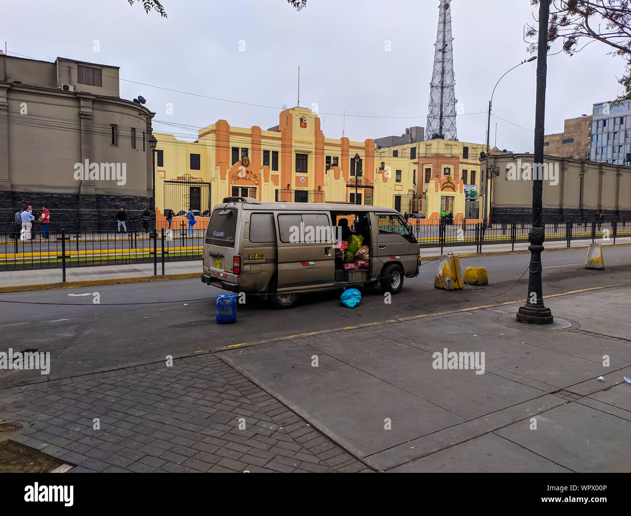 PNP Policia Nacional del Peru Headquarters in the old center of Lima ...