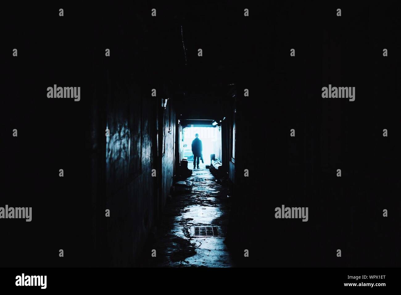 At the end of the corridor hi-res stock photography and images - Alamy