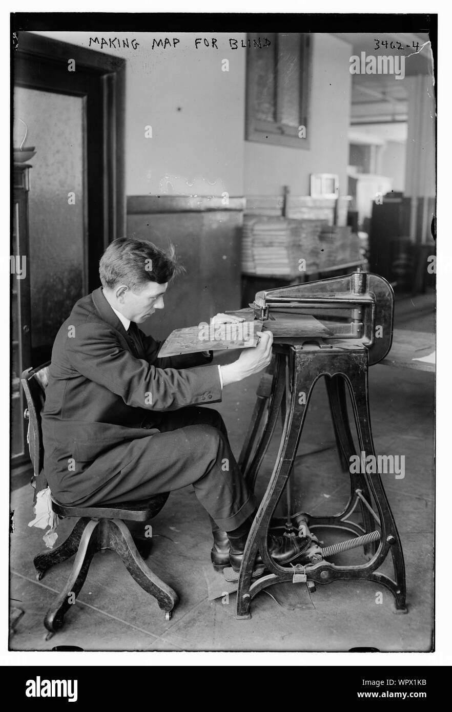 Making Map for Blind Stock Photo - Alamy
