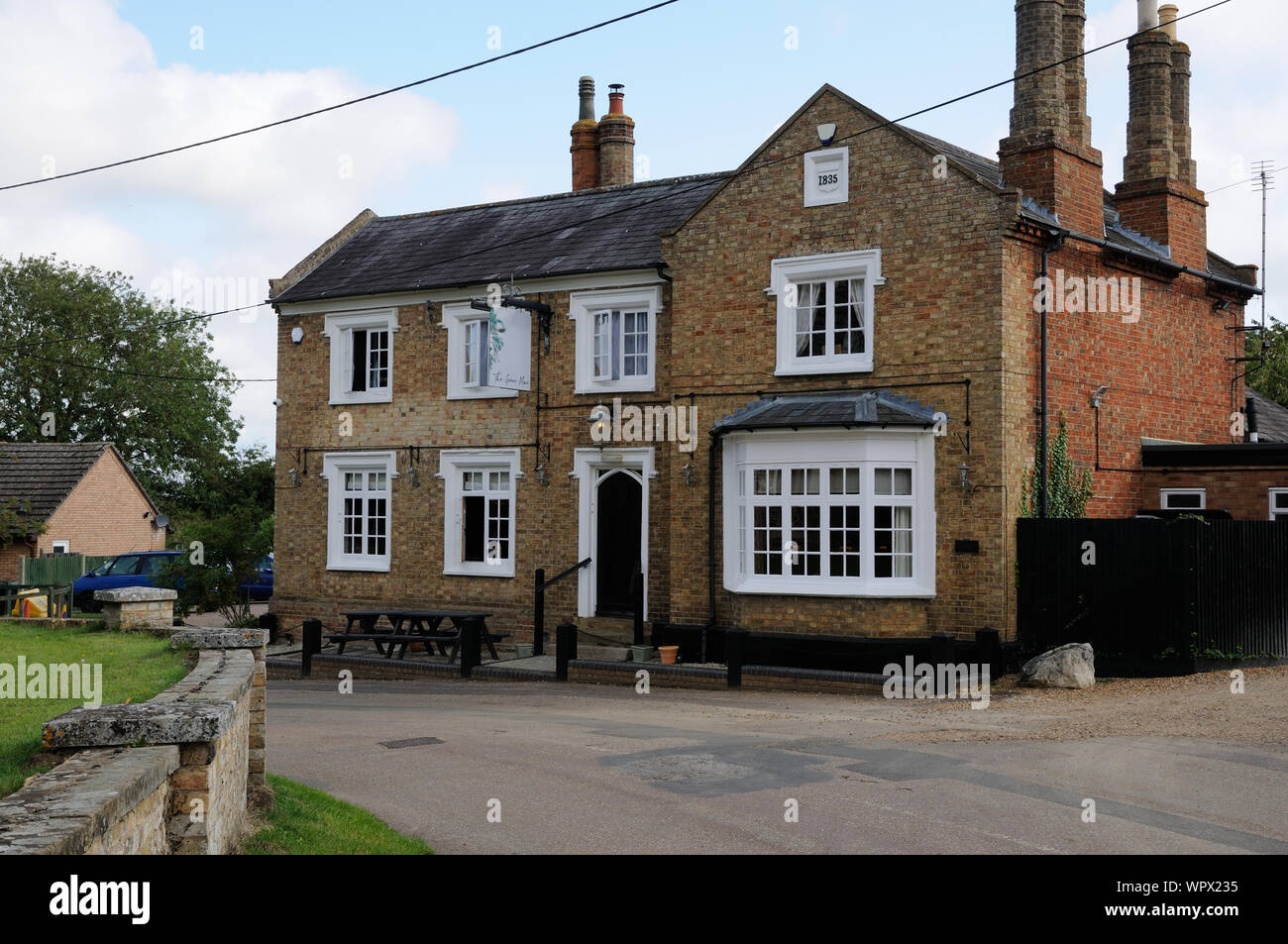 The Green Man, Eversholt, Bedfordshire Stock Photo - Alamy
