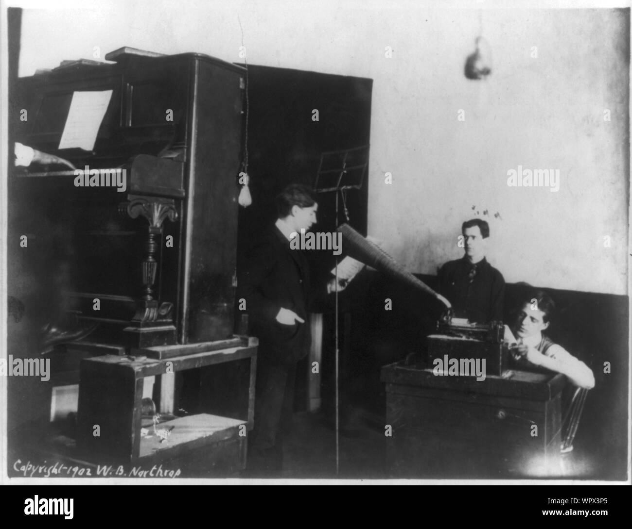 Making record of human voice Stock Photo - Alamy